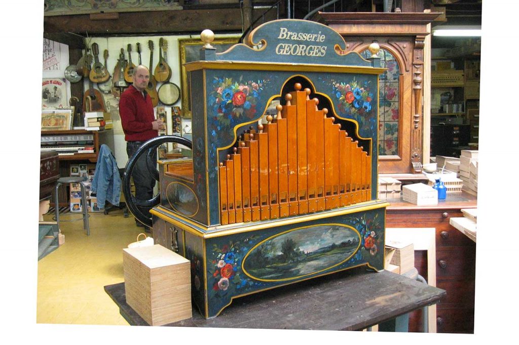 36 keys flute | Orgue de barbarie et limonaire Odin à flûtes et anches ...